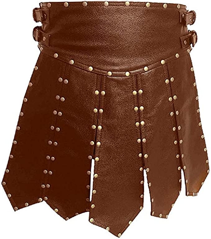 Leather Gladiator Kilt | Scottish Larp – The Master Tanners