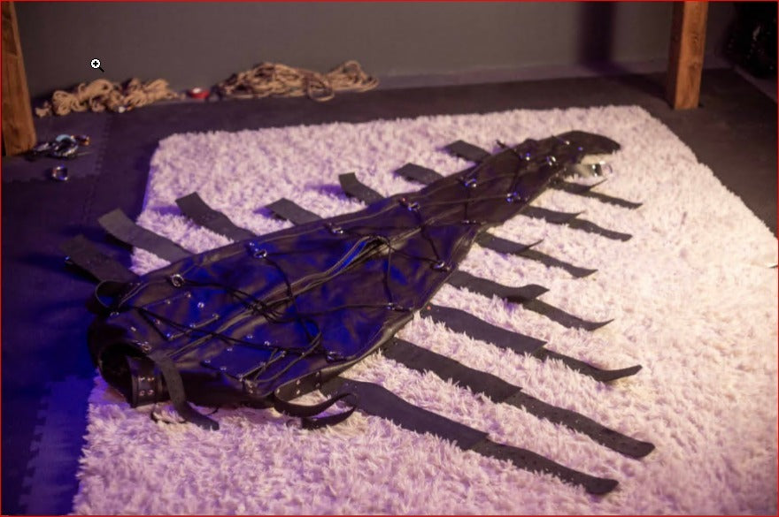 Full Body Leather Sleepsack Bondage – The Master Tanners