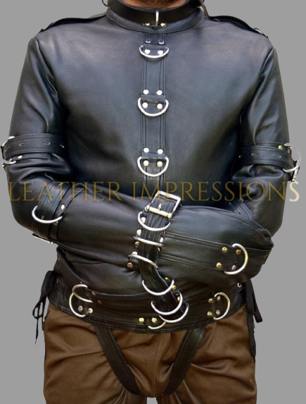 Leather Straitjacket Bondage