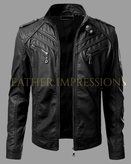 Premium Quilted Leather Jacket For Mens – The Master Tanners